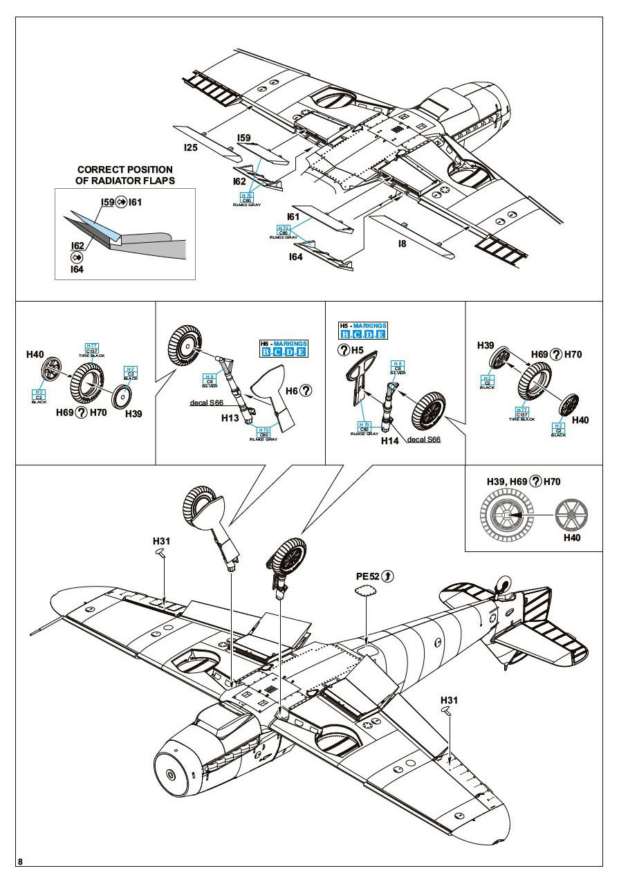 Eduard 82115 - Bf 109F-2